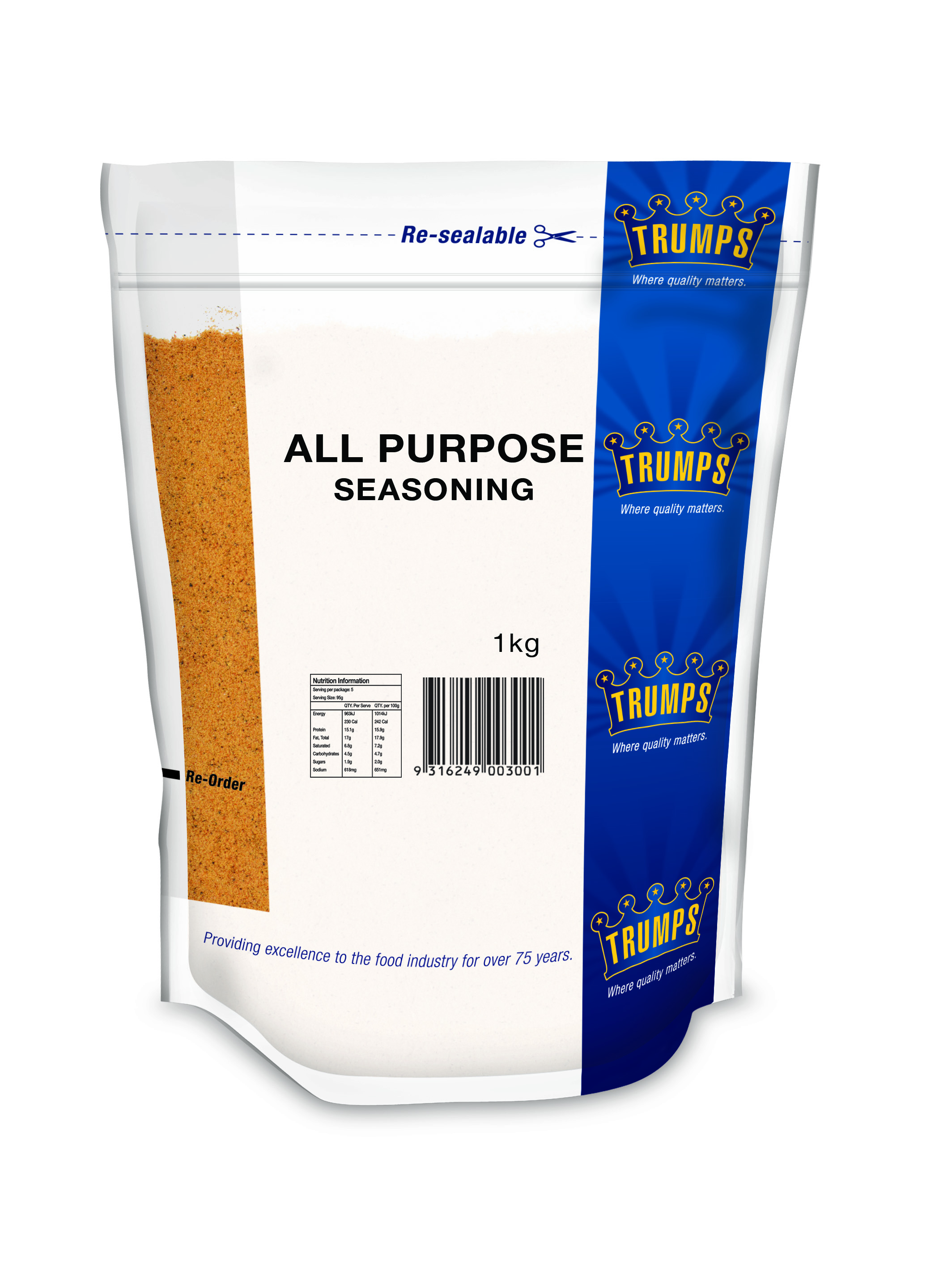 Trumps | ALL PURPOSE SEASONING 1KG (6x1KG)